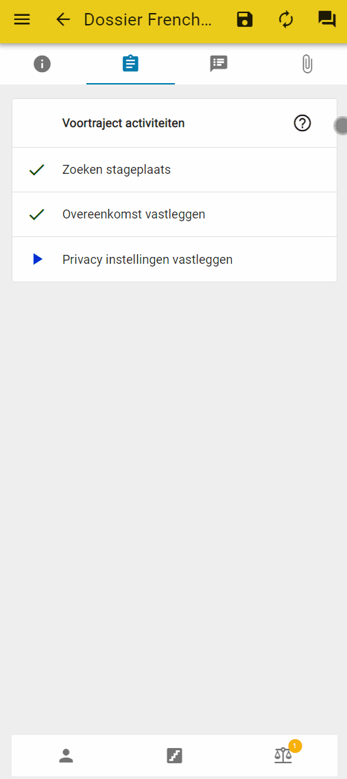 Activities list – Inbox view – OnStage Knowledge base