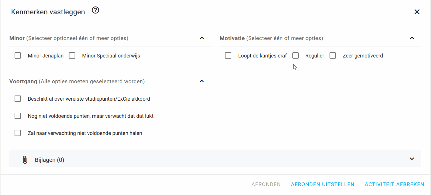 Activity - Record features – OnStage Knowledge base